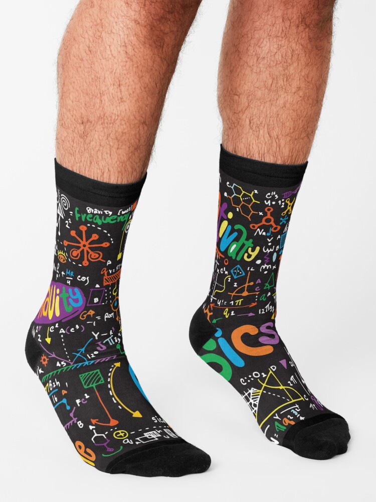 "Colorful Physics Design" Socks for Sale by DusicaP | Redbubble