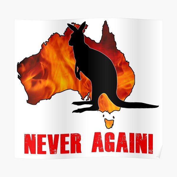 Australia Wild Bushfire Posters | Redbubble