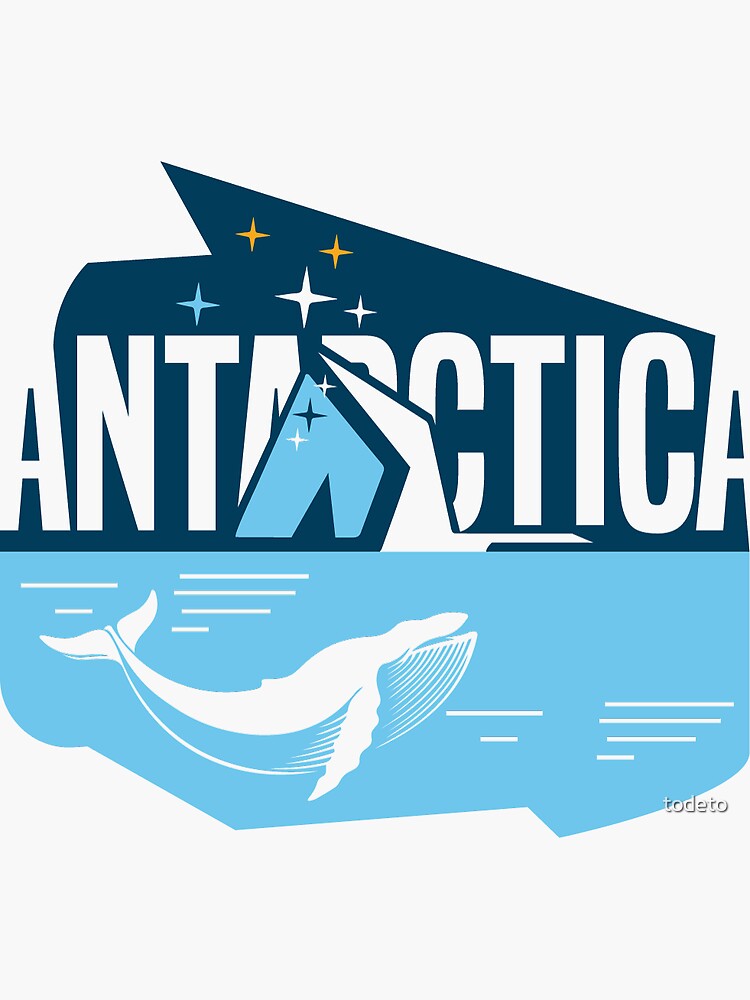 "Antarctica" Sticker by todeto | Redbubble