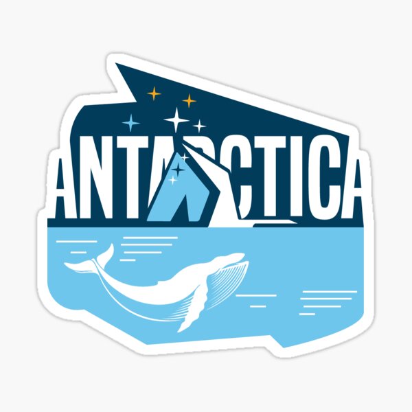 "Antarctica" Sticker by todeto | Redbubble