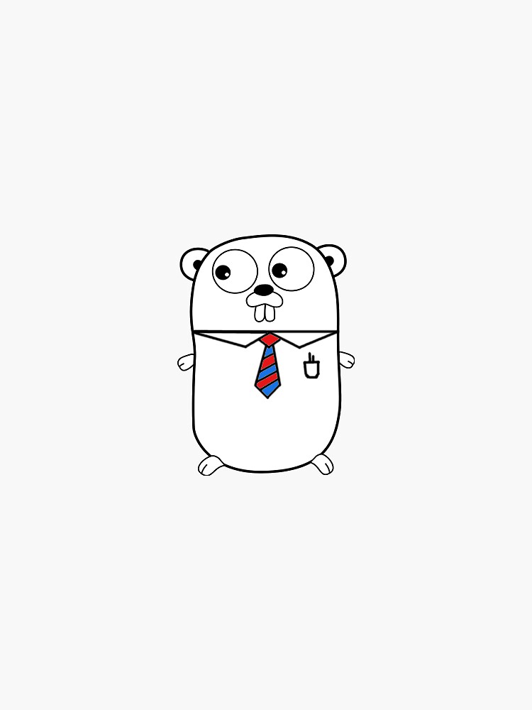 "Golangprojects Golang Gopher" Sticker for Sale by golangprojects ...