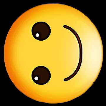 "Sideways smiley" Poster by marjard | Redbubble
