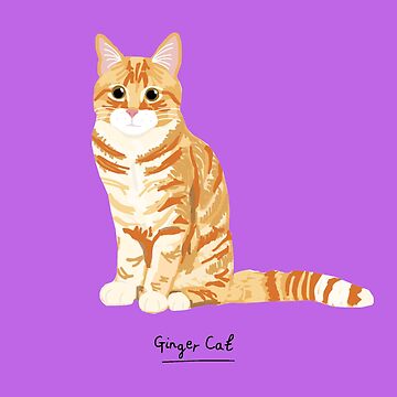 "Ginger Cat Coasters," Coasters (Set of 4) for Sale by Violet jj ...