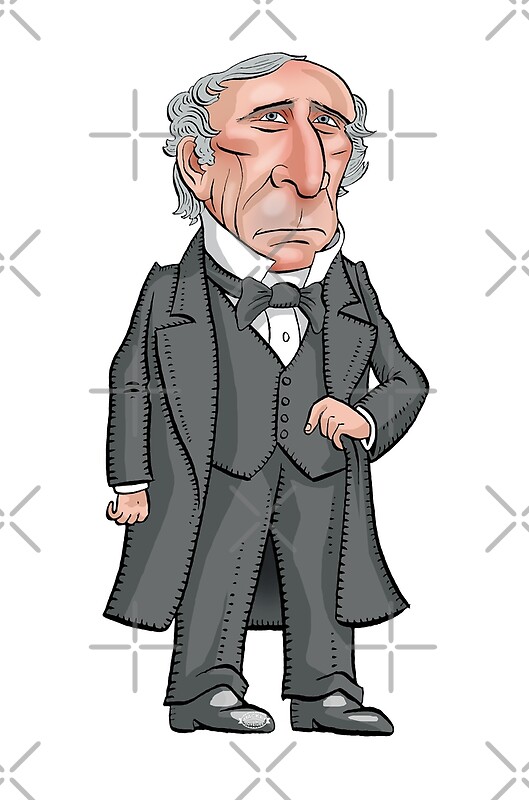 "President John Tyler" by MacKaycartoons | Redbubble