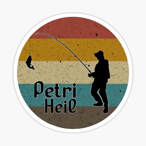 "Petri Heil camouflage" Sticker for Sale by bocka | Redbubble