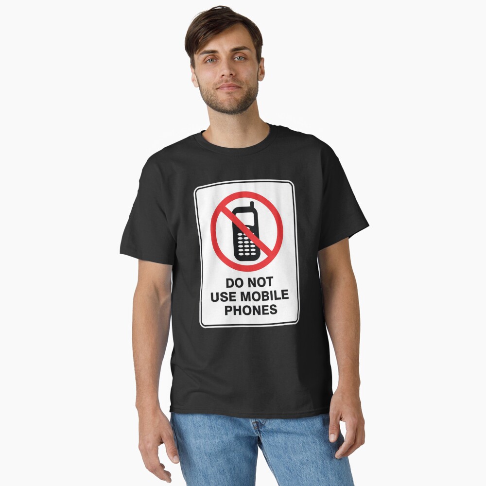 "⭐️ Do not use mobile phones" Sticker by AsKartongs | Redbubble