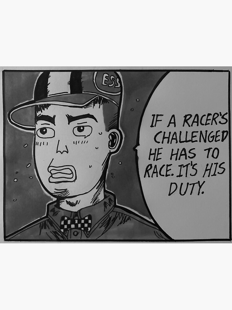 "Itsuki (iggy) Initial D" Sticker by ABrownCreations | Redbubble