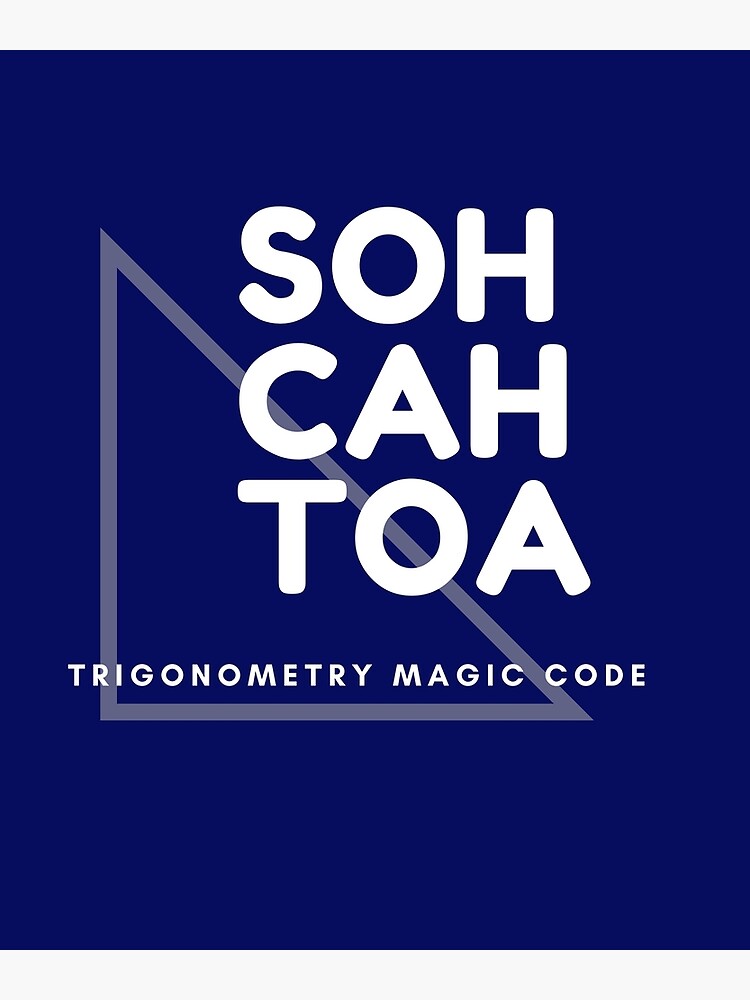 Trigonometry Magic Code Premium Matte Vertical Poster Sold By Dana