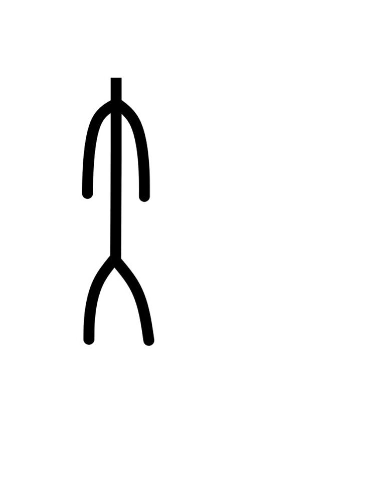 "stickman white case/skin for phone" iPhone Case for Sale by Mojsicc ...