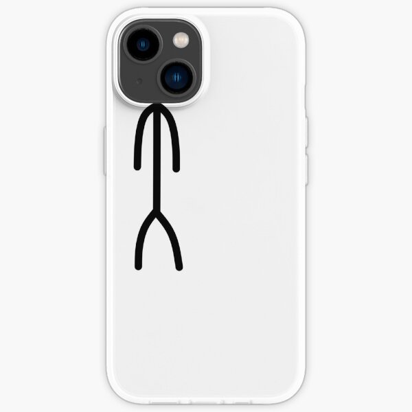 "stickman white case/skin for phone" iPhone Case for Sale by Mojsicc ...