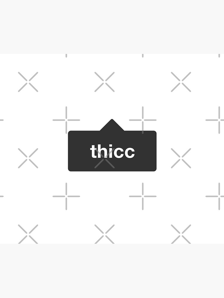 "Thicc funny instagram tag Sticker Pack" Poster by GoodCooks | Redbubble