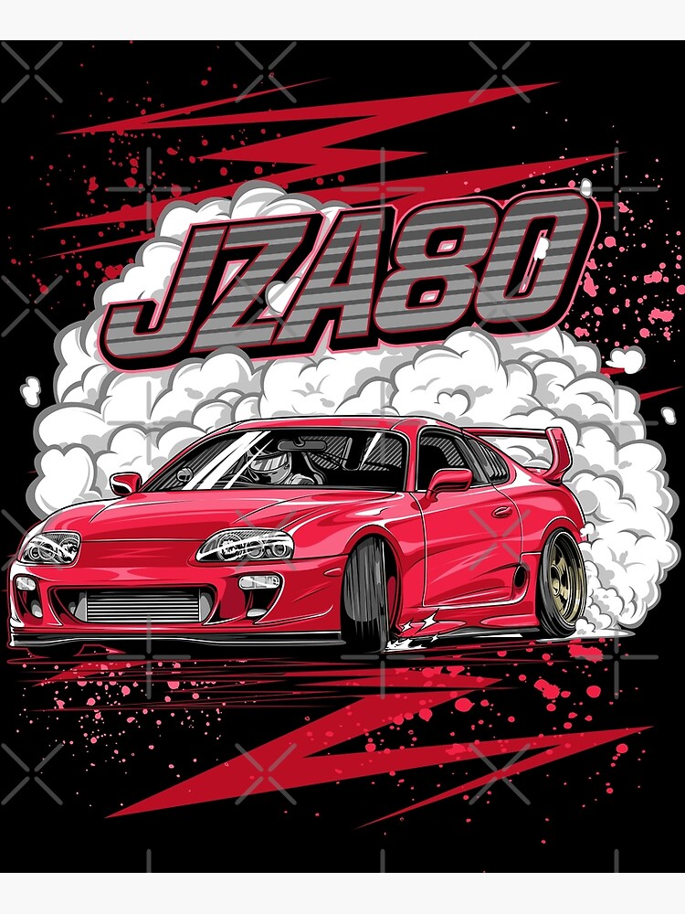 "Toyota Supra A80" Fotodruck von w1gger | Redbubble