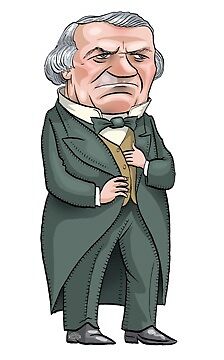"President Andrew Johnson" by MacKaycartoons | Redbubble