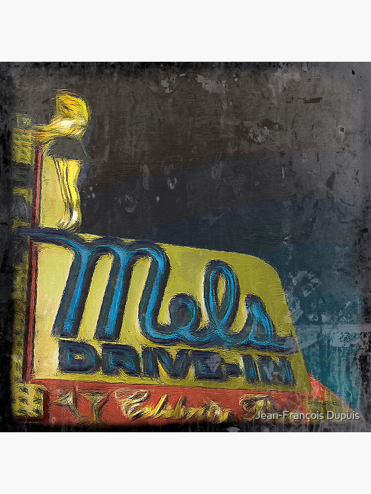 "Drive in" Poster for Sale by Jean-François Dupuis | Redbubble