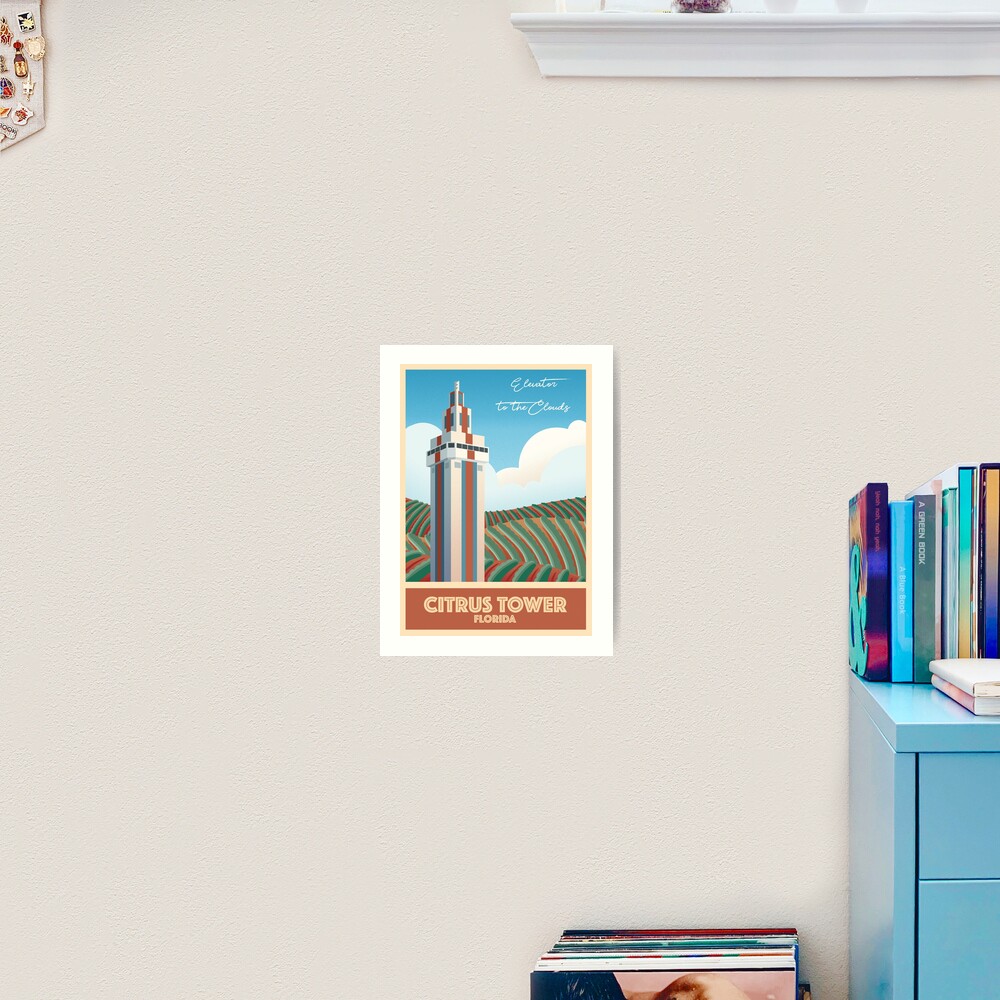 "Citrus Tower Retro Poster" Art Print for Sale by sisnotanartist ...