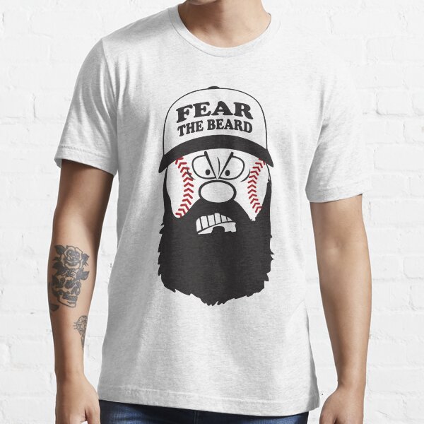 "Fear The Beard Angry Baseball Shirt by Fear The Beard" T-shirt for ...