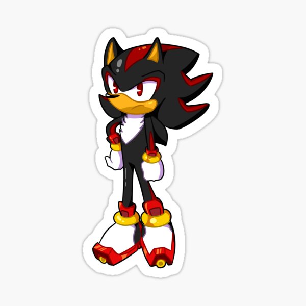 Shadow The Hedgehog Stickers | Redbubble