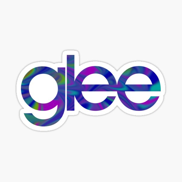 "glee purple marble logo" Sticker for Sale by miseryfactories | Redbubble