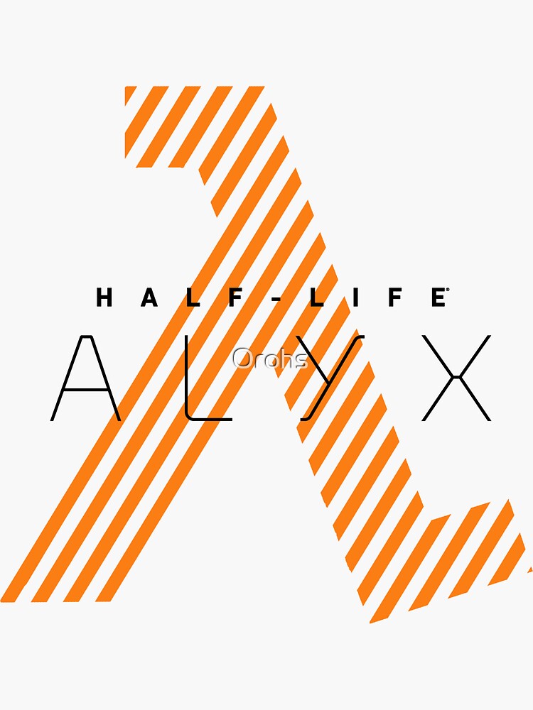 "Half Life - Alyx (Black)" Sticker for Sale by Orohs | Redbubble