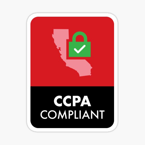 "CCPA Compliant" Sticker by adidabu | Redbubble