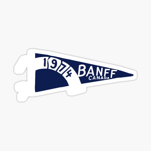 "Banff Pennant" Sticker by zsonn | Redbubble