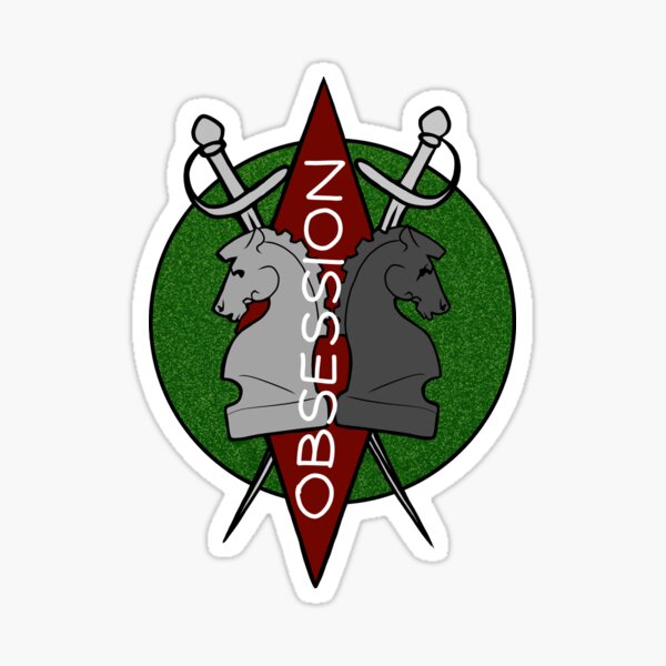 "Obsession" Sticker by valenzay | Redbubble