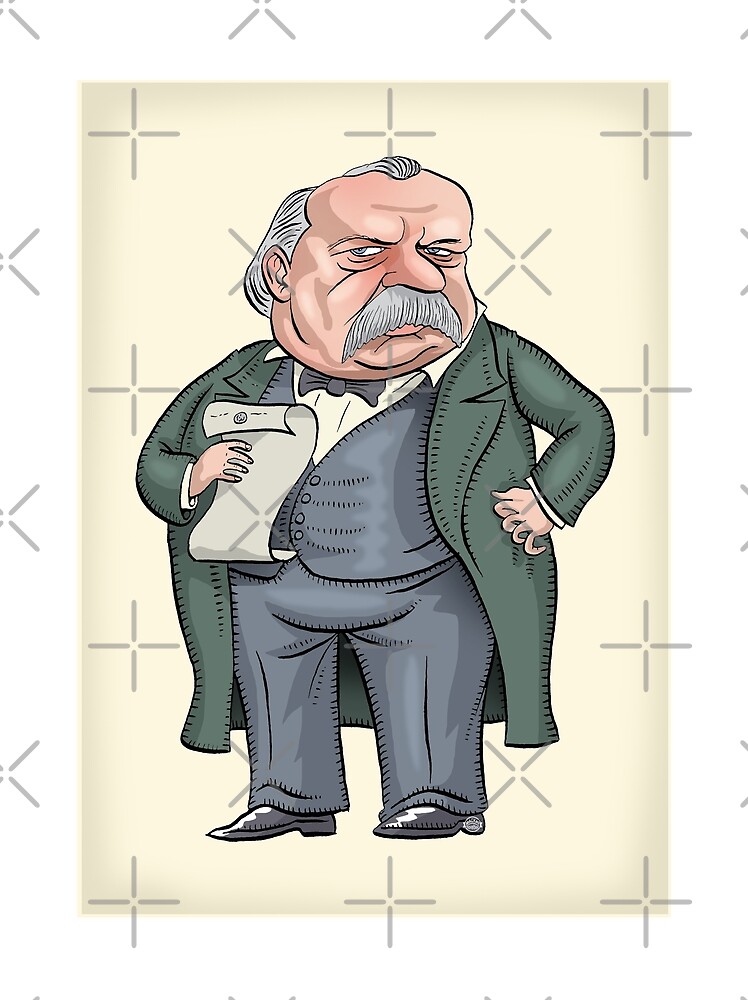 "President Grover Cleveland" by MacKaycartoons | Redbubble