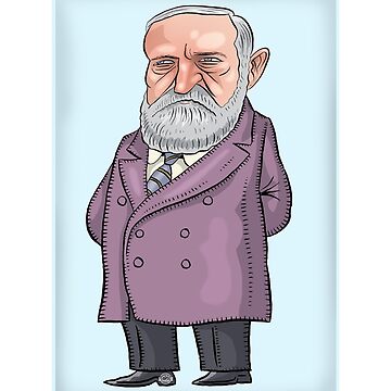 "President Benjamin Harrison" Poster for Sale by MacKaycartoons | Redbubble