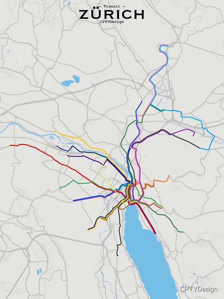 Zurich Metro Map Metro Map Map Transport Map European Transit Maps