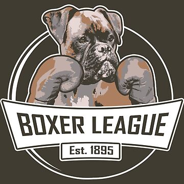 "Boxer League" Sticker for Sale by artdim | Redbubble