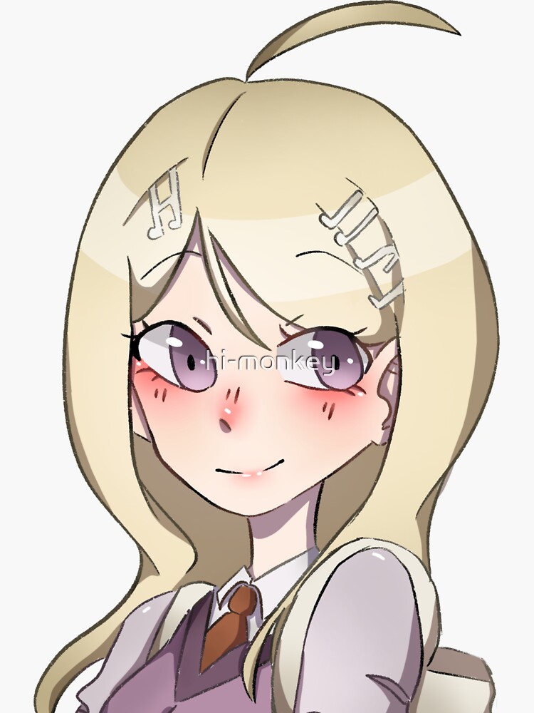 "Kaede Akamatsu " Sticker for Sale by hi-monkey | Redbubble
