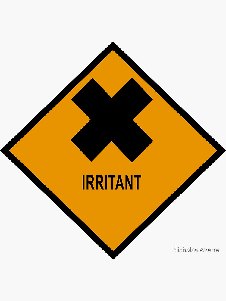 "IRRITANT" Sticker for Sale by panoramica | Redbubble