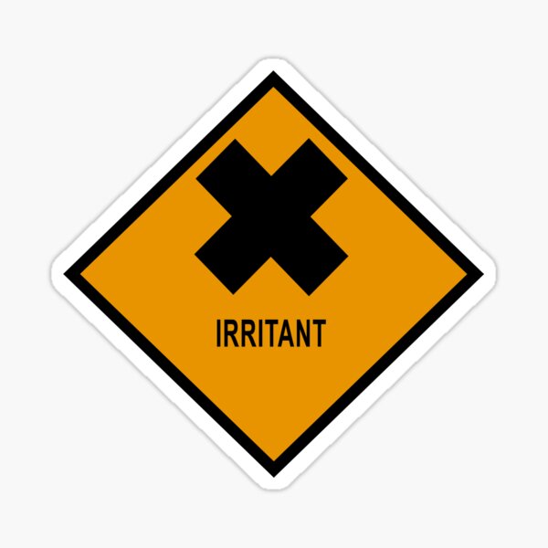 "IRRITANT" Sticker for Sale by panoramica | Redbubble