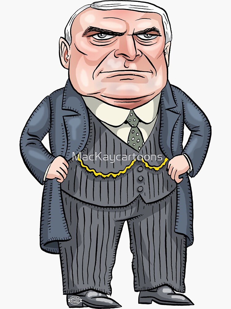 "President Warren G. Harding | By Graeme MacKay" Sticker for Sale by ...