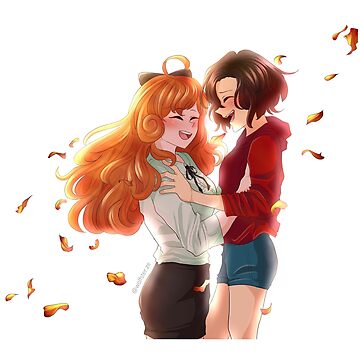 "Ruby x Penny rwby" Sticker for Sale by wolfster-ze | Redbubble