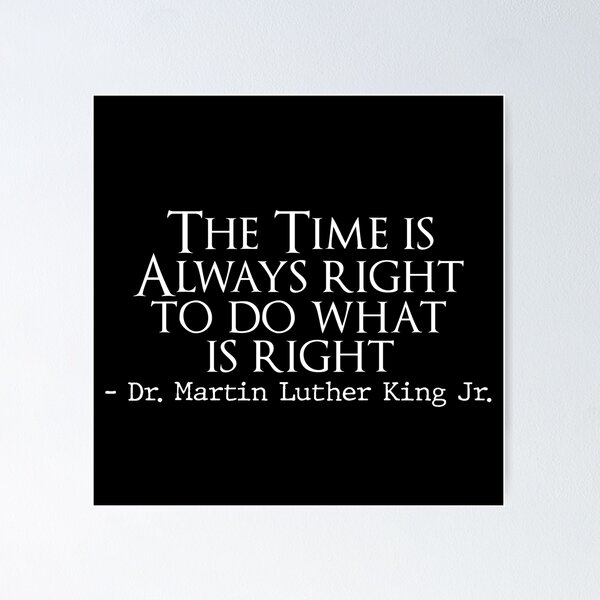 "MLK Quote" Poster for Sale by CassidyCreates | Redbubble