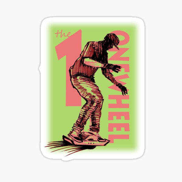 "onewheel" Sticker for Sale by onewheelartist | Redbubble