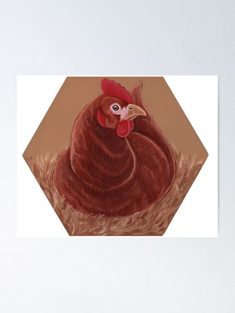 "Hen" Poster by WolfySilver | Redbubble