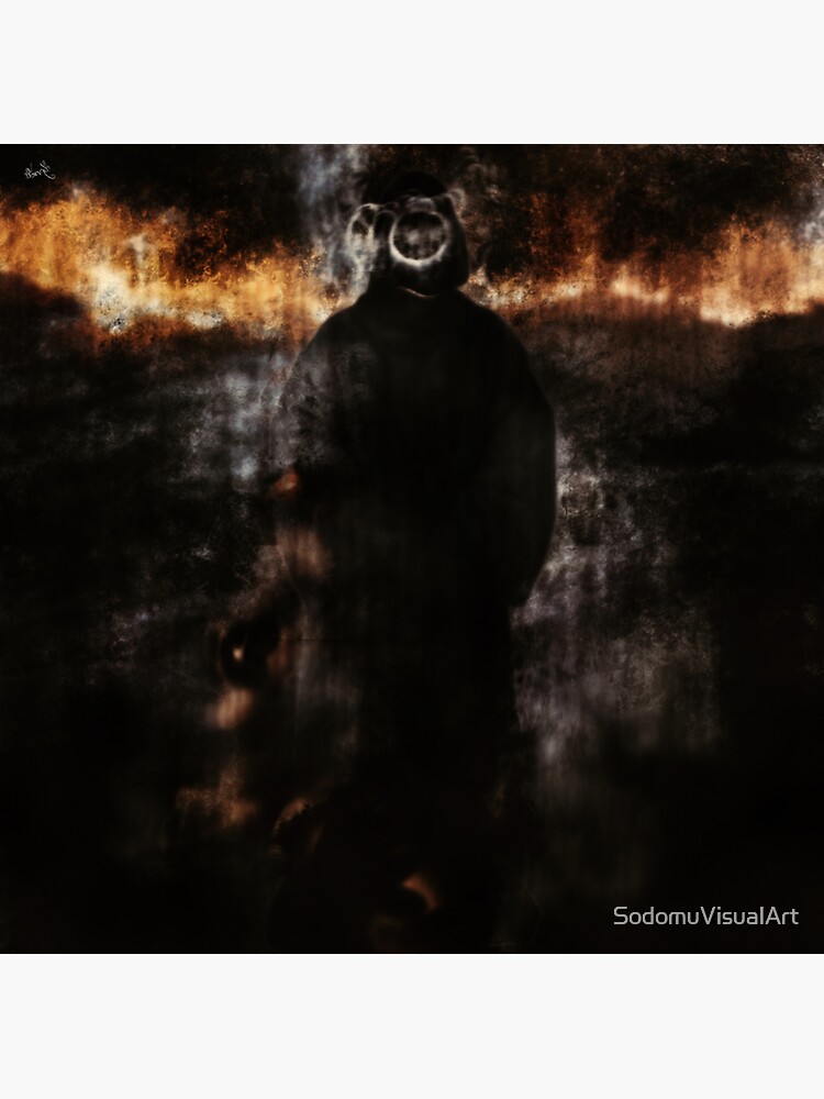 "Apocalypse Monk" Sticker for Sale by SodomuVisualArt | Redbubble