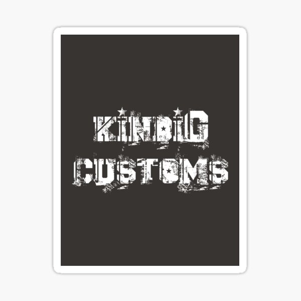 "KINDIG CUSTOMS, T SHIRT PRINTING, ART PRINTING, ARTS DIGITAL" Sticker ...