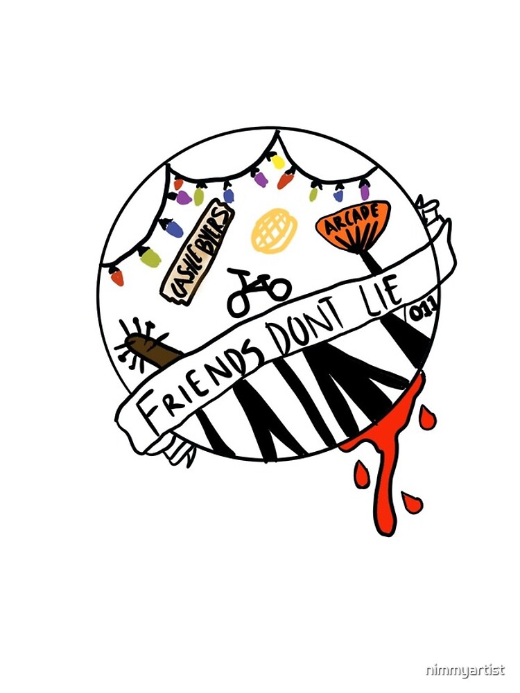 "Stranger Things Salad Circle" iPhone Case for Sale by nimmyartist ...