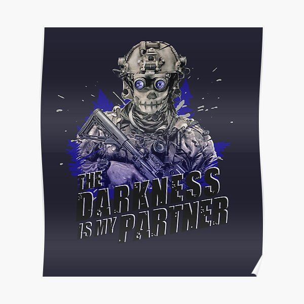 "The Darkness is my Partner, Tacticool style" Poster for Sale by ...