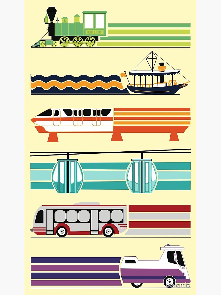 "Magical Transportation " Poster for Sale by Lunamis | Redbubble
