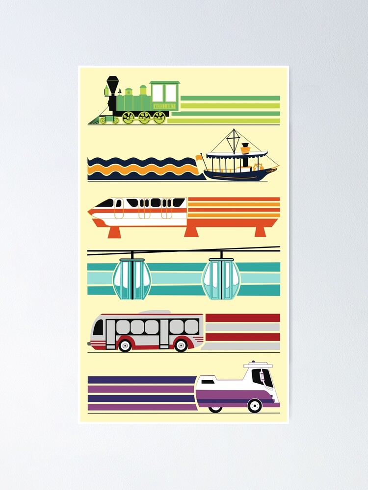 "Magical Transportation " Poster for Sale by Lunamis | Redbubble