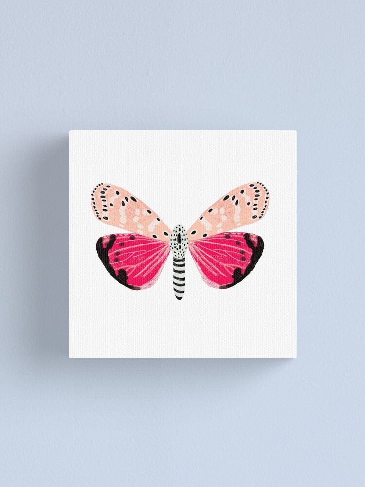 " Pink Moth sticker, moth art, pink moth, lepidoptery, moths, moth ...