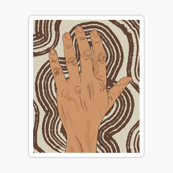 "Hand anatomy" Sticker for Sale by Vertigowilson | Redbubble