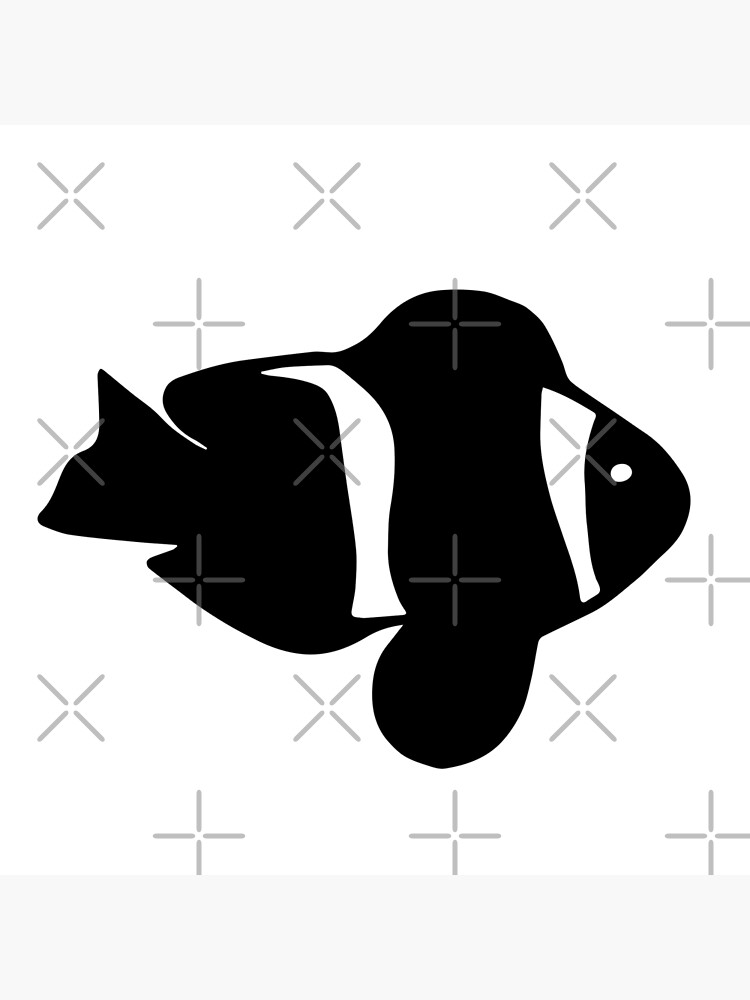 Nemo Silhouette Clownfish Silhouette Illustration Bilder: Stock Fotos