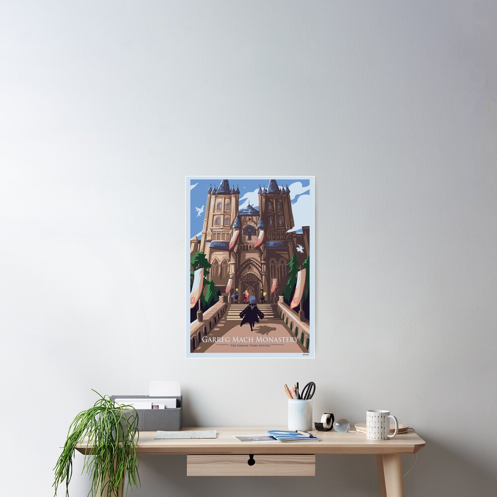 "Garreg Mach" Poster for Sale by SnipSnipArt | Redbubble