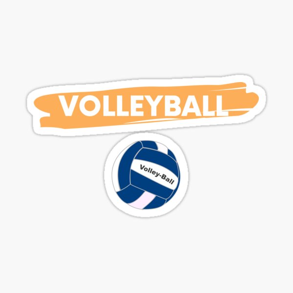 "Volleyball" Sticker for Sale by fahrurrozzi | Redbubble