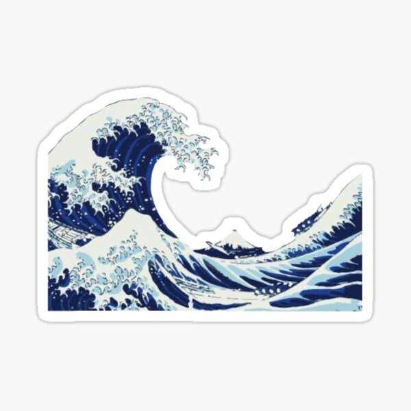 "Big wave" Sticker for Sale by stickerdesignss | Redbubble